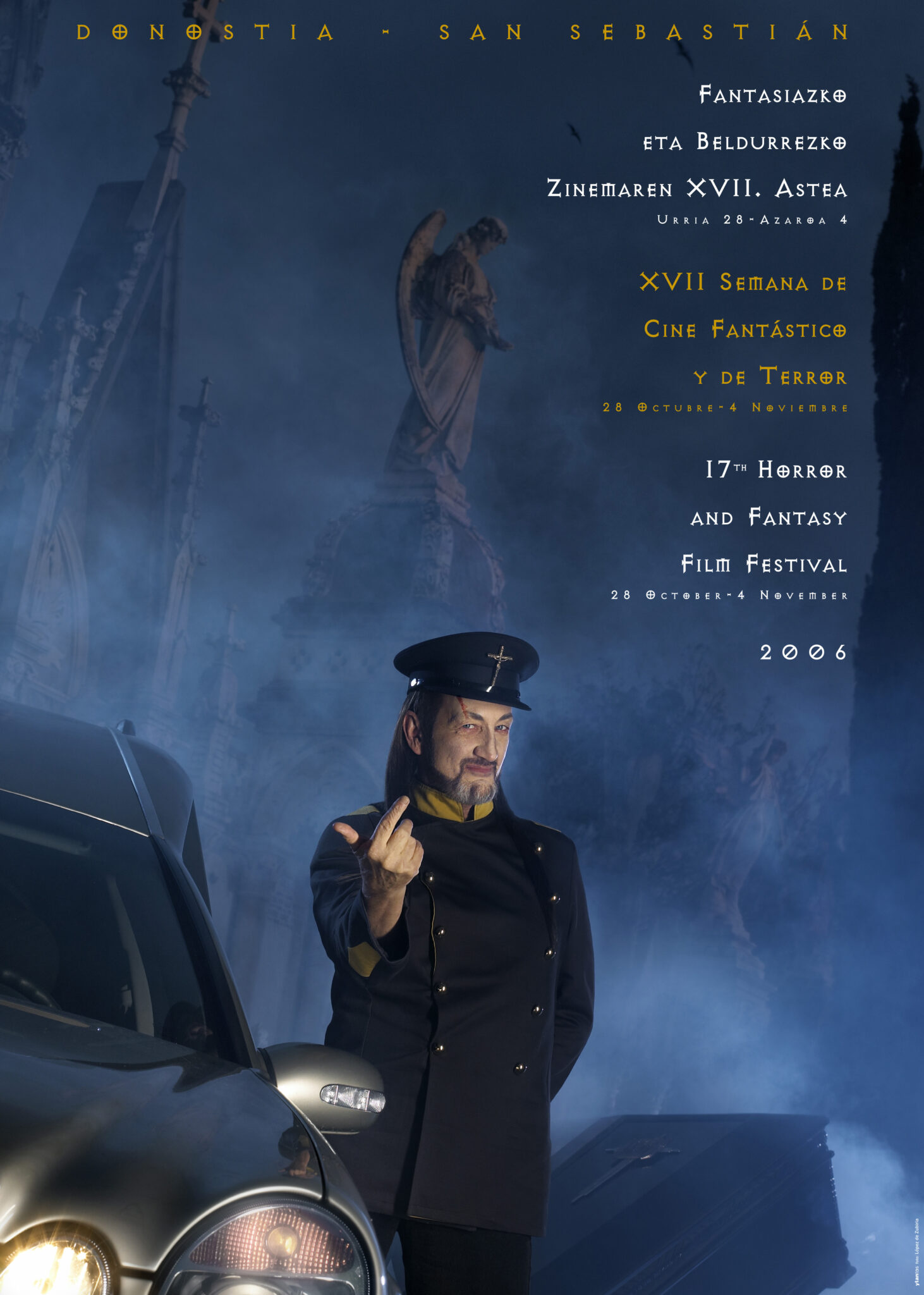 2006 San Sebastian Horror Week Official Poster - Robert Englund