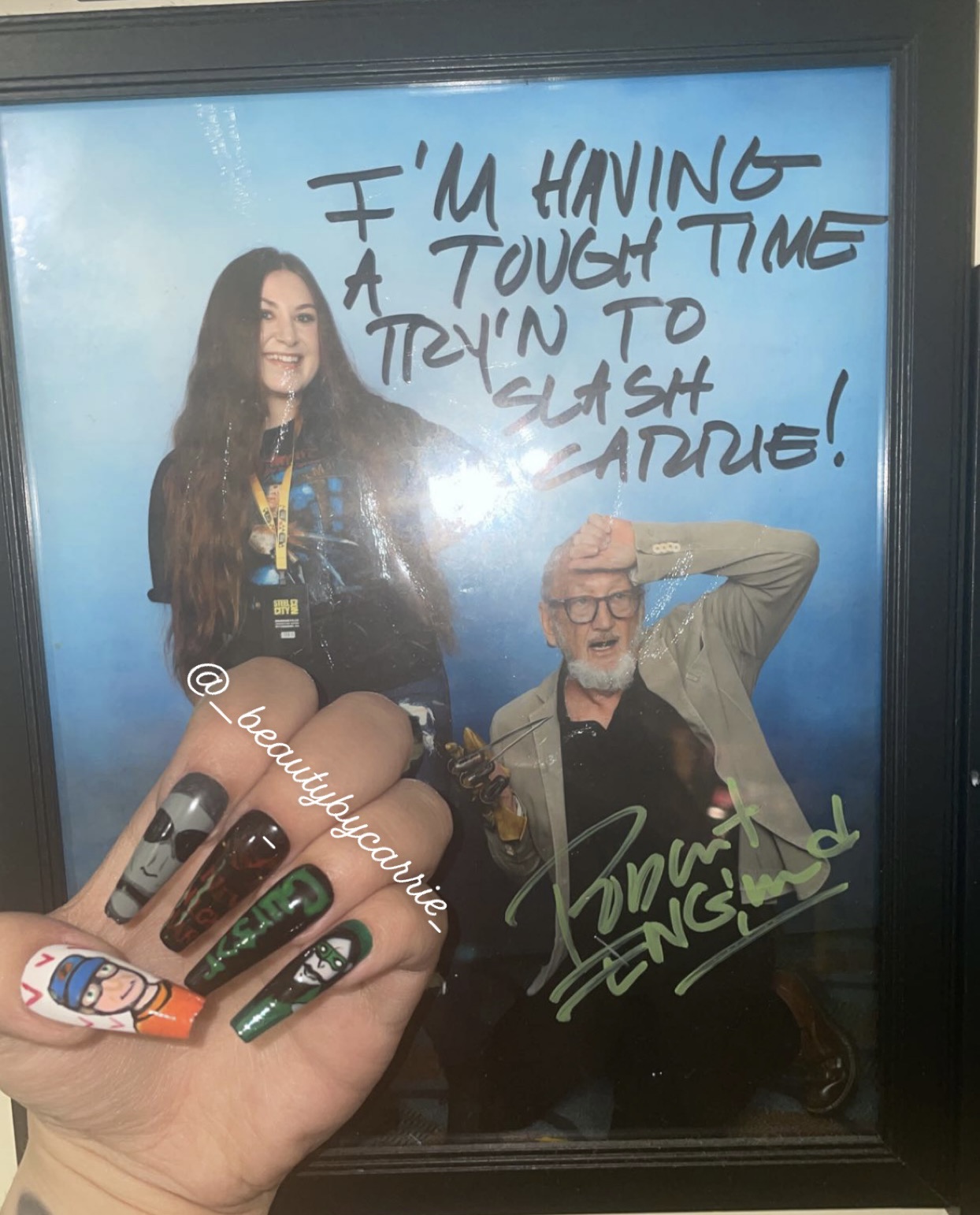 Robert Englund Nail Art - Robert Englund